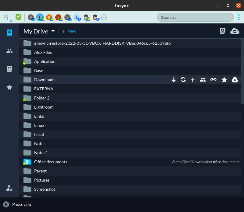 Manage Your Files - Cloud Browser - Insync